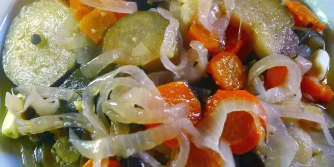 Cómo hacer Berenjenas al escabeche ¡Una receta facil y super rica!