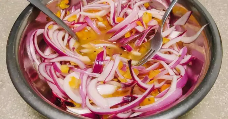 Como hacer encurtido de cebolla morada