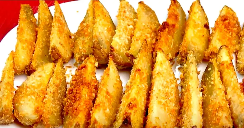 ¡Corta las patatas en gajos y sazona así! Gajos de papa rebozados