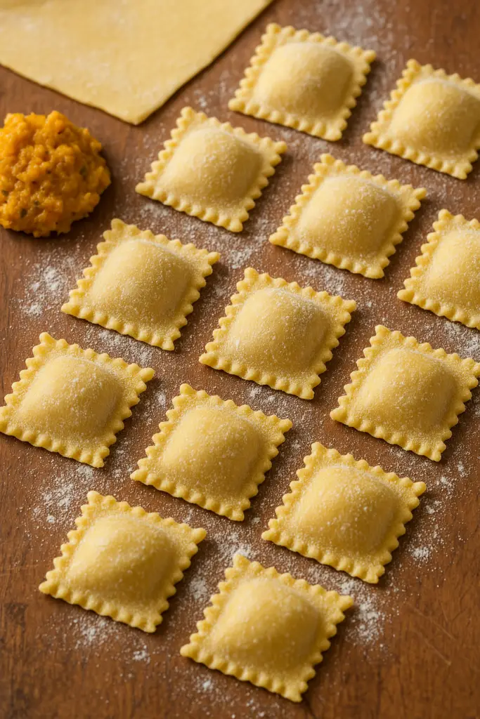 Cómo hacer Ravioles de calabaza y ricotta ¡El secreto italiano para una ...