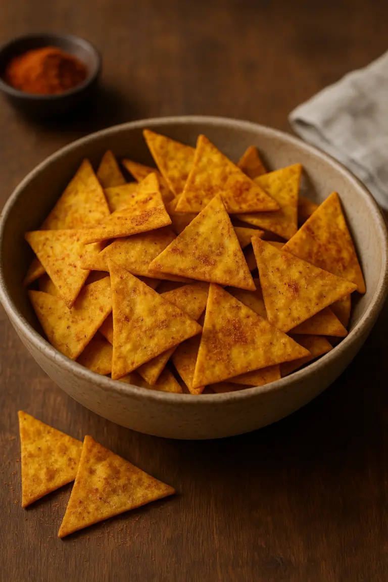 Cómo hacer Doritos caseros con polenta crocantes y riquísimos