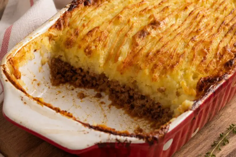 Pastel de papas gratinado